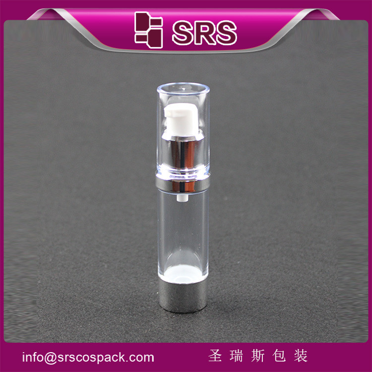 SRS luxury Cosmetic Packaging plastic 15ml 20ml 30ml round Face Lotion ...